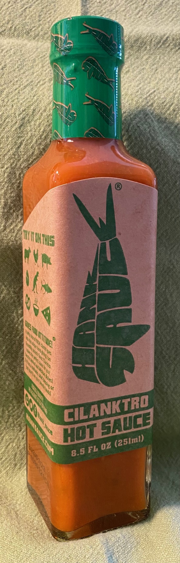 Hank’s Cilanktro Hot Sauce : The Peasant Wife - The Peasant Wife